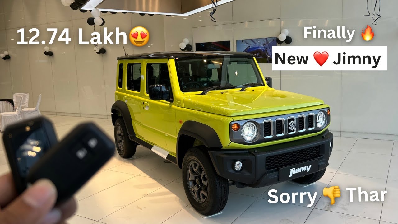 New Maruti Suzuki Jimny ️ 2023 Alpha @12.74L🔥 Sorry 👎 Thar Feature 😍 ...