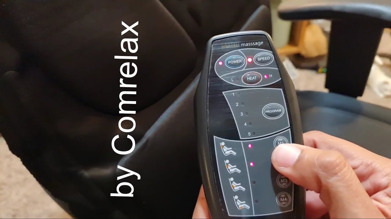 Comrelax Vibrating Chair Massager - YouTube