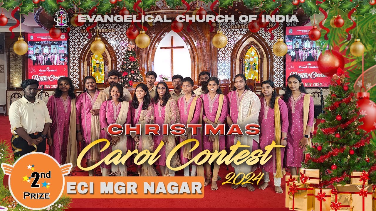 Christmas Carol Contest | Second Place | ECI MGR Nagar | 23 Nov 2024 ...