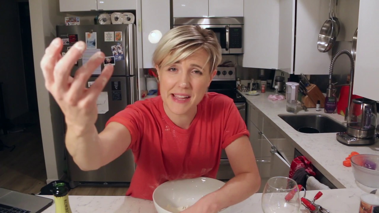 MY DRUNK KITCHEN: Cheesy Cheddar Bay Biscuits! - YouTube