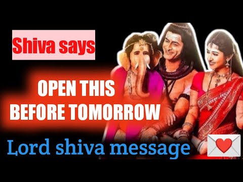 🕉️Lord shiva message|🌈universal message| god message #lordshiva #god ...
