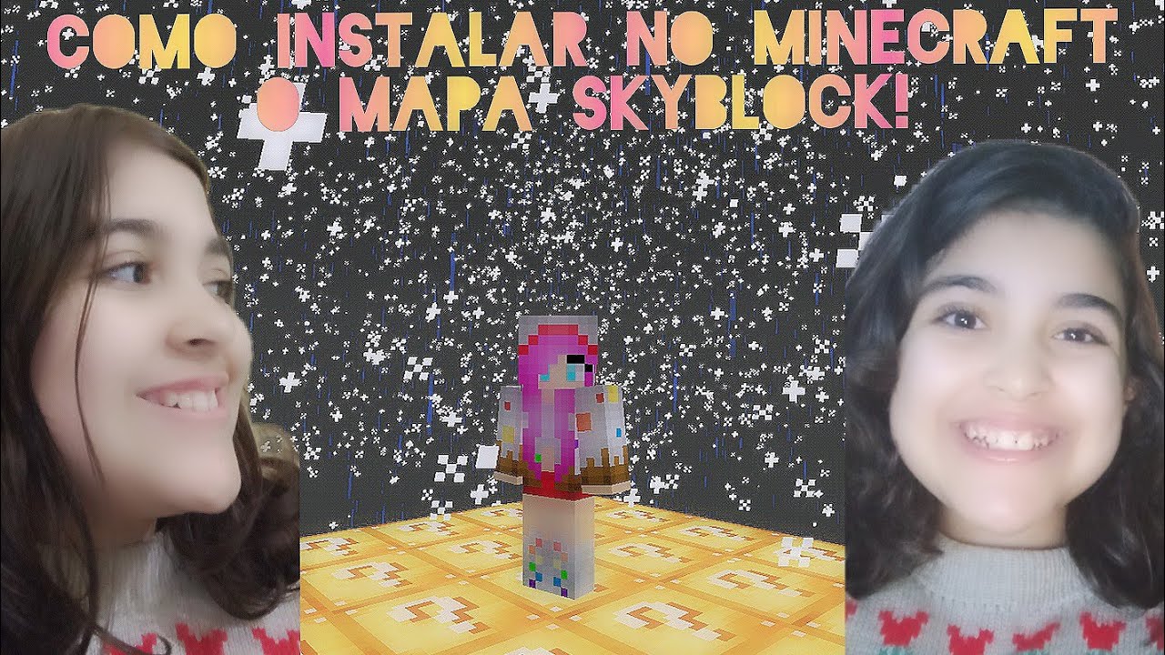 COMO INSTALAR MAPA DE SKYBLOCK NO MINECRAFT! - YouTube