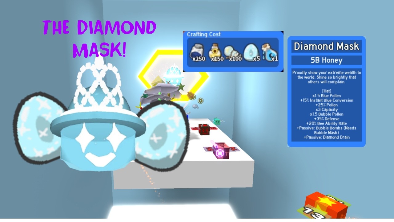 I Finally got THE DIAMOND MASK in Bee Swarm! - YouTube