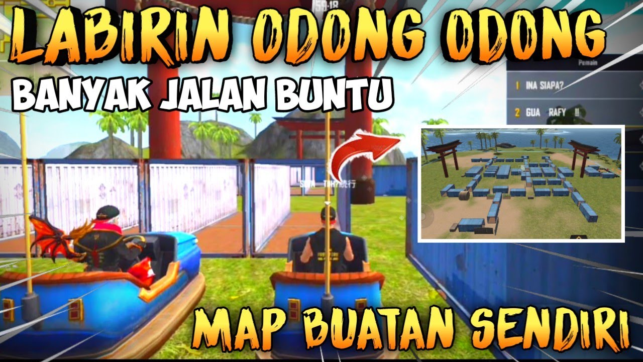 MAP LABIRIN ODONG-ODONG BUATAN SENDIRI BANYAK JEBAKANNYA🔥 - YouTube