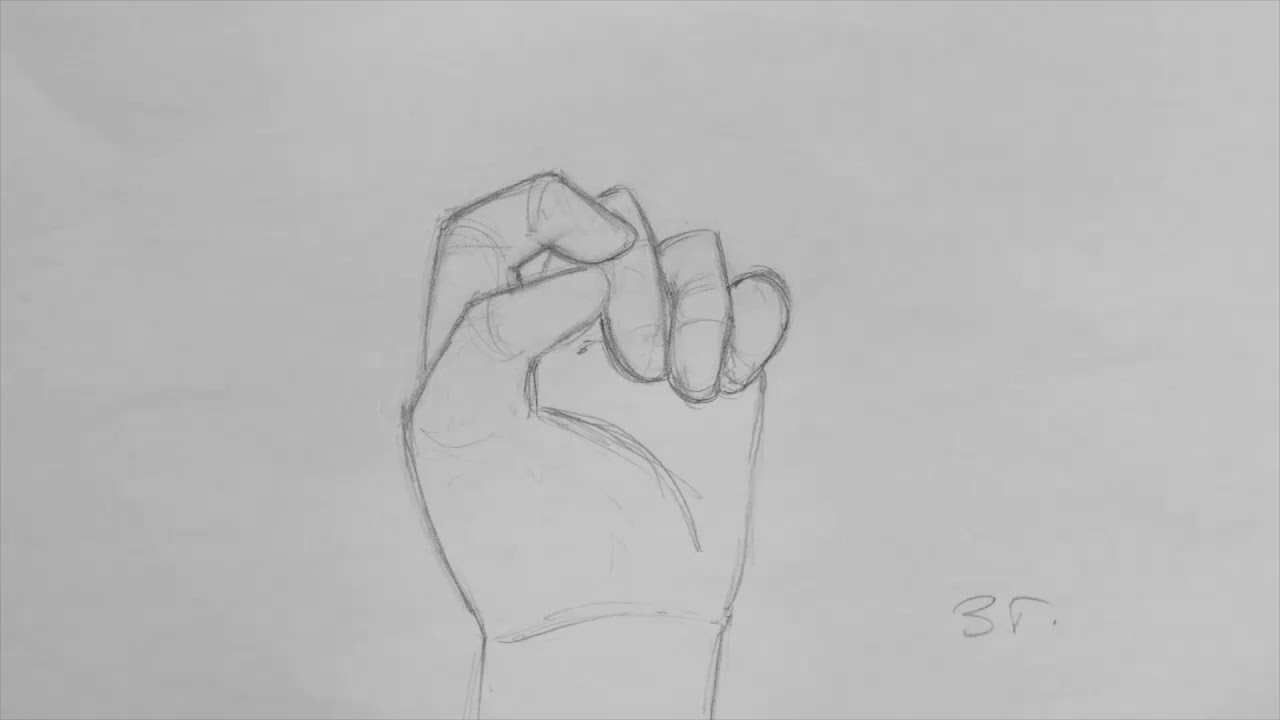 cycle animation of hand opening and closing - YouTube