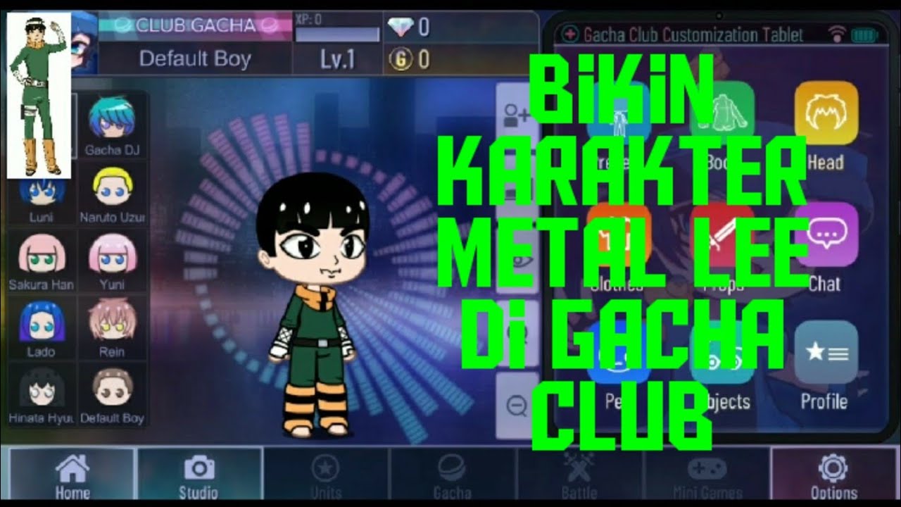 Bikin Karakter Metal Lee di Gacha Club - YouTube