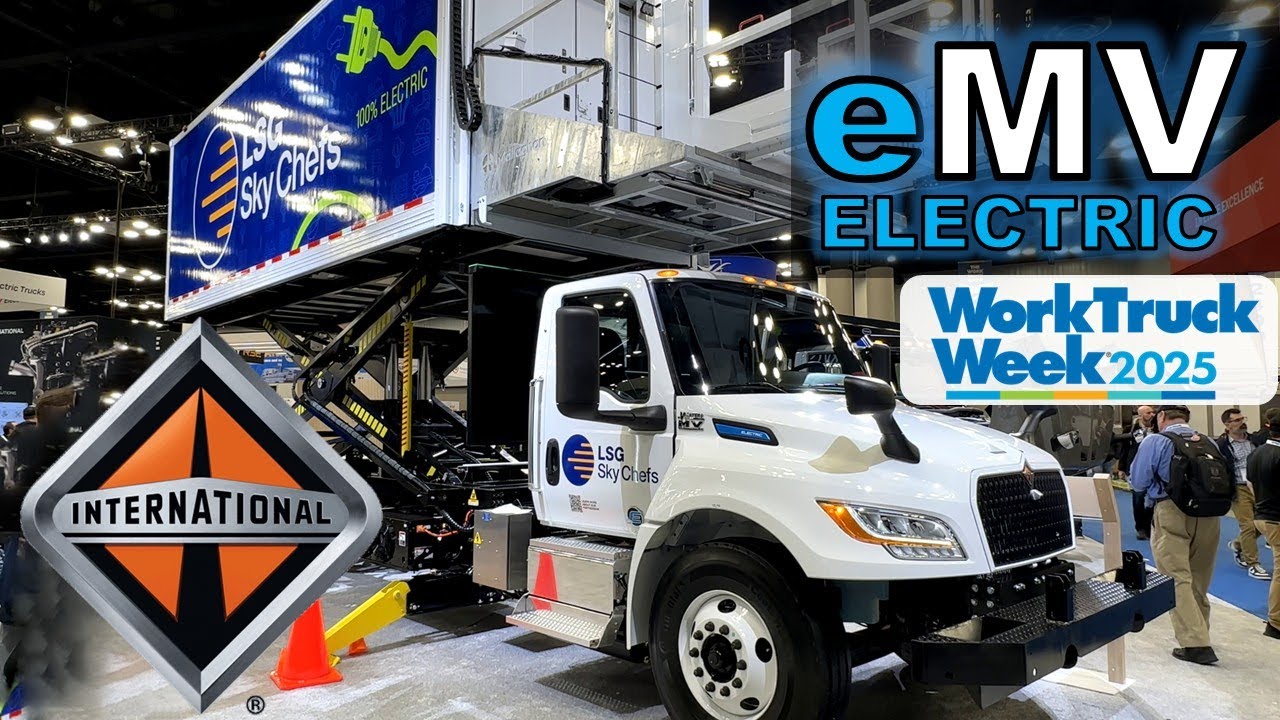 It's ELECTRIC: International eMV Medium Duty ELECTRIC Truck - YouTube