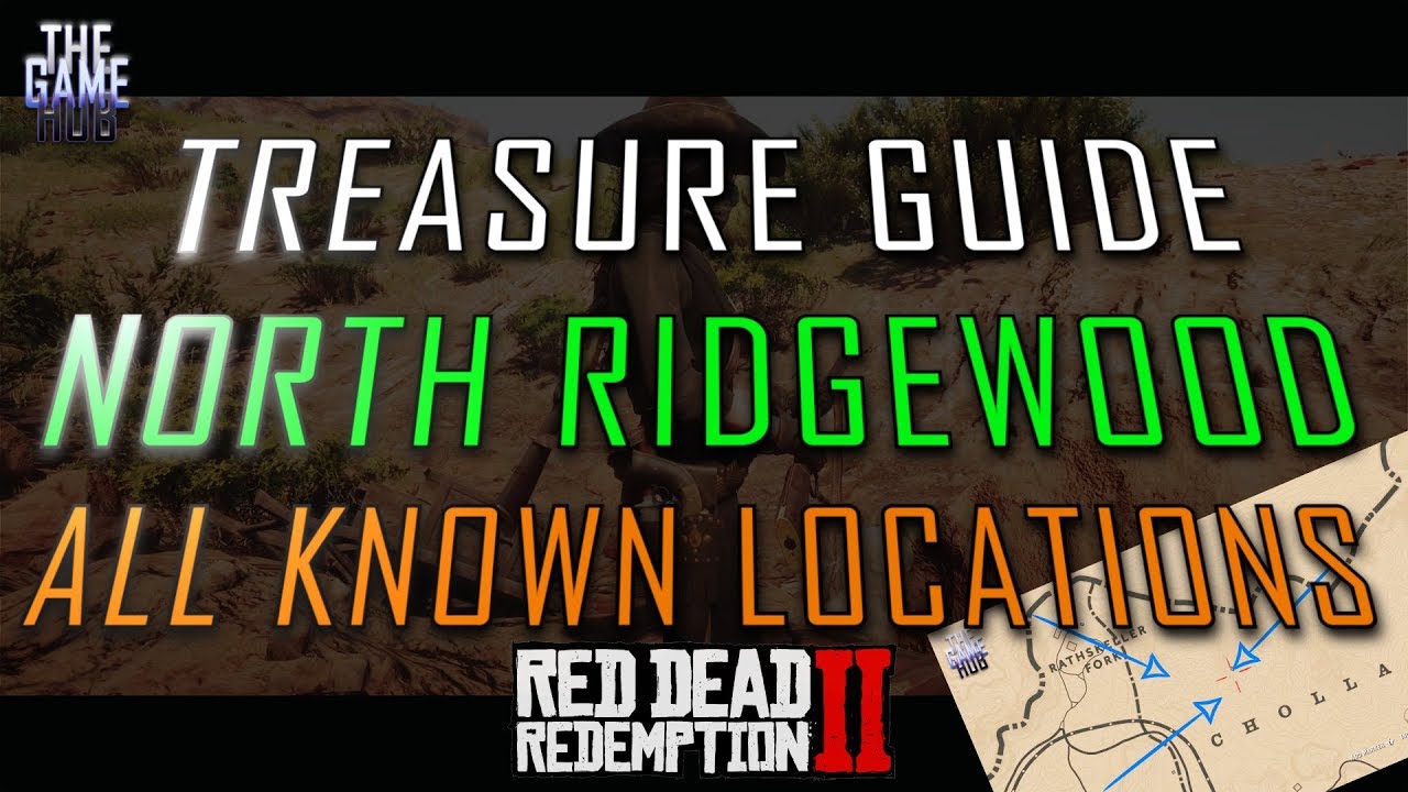 North Ridgewood Treasure Map ALL Locations - Red Dead 2 Online Treasure ...