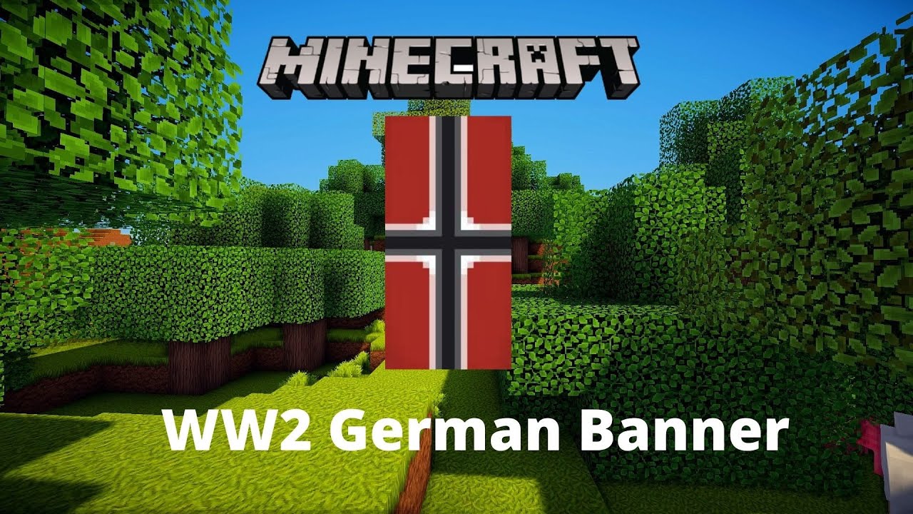 Minecraft - WW2 German Banner - YouTube