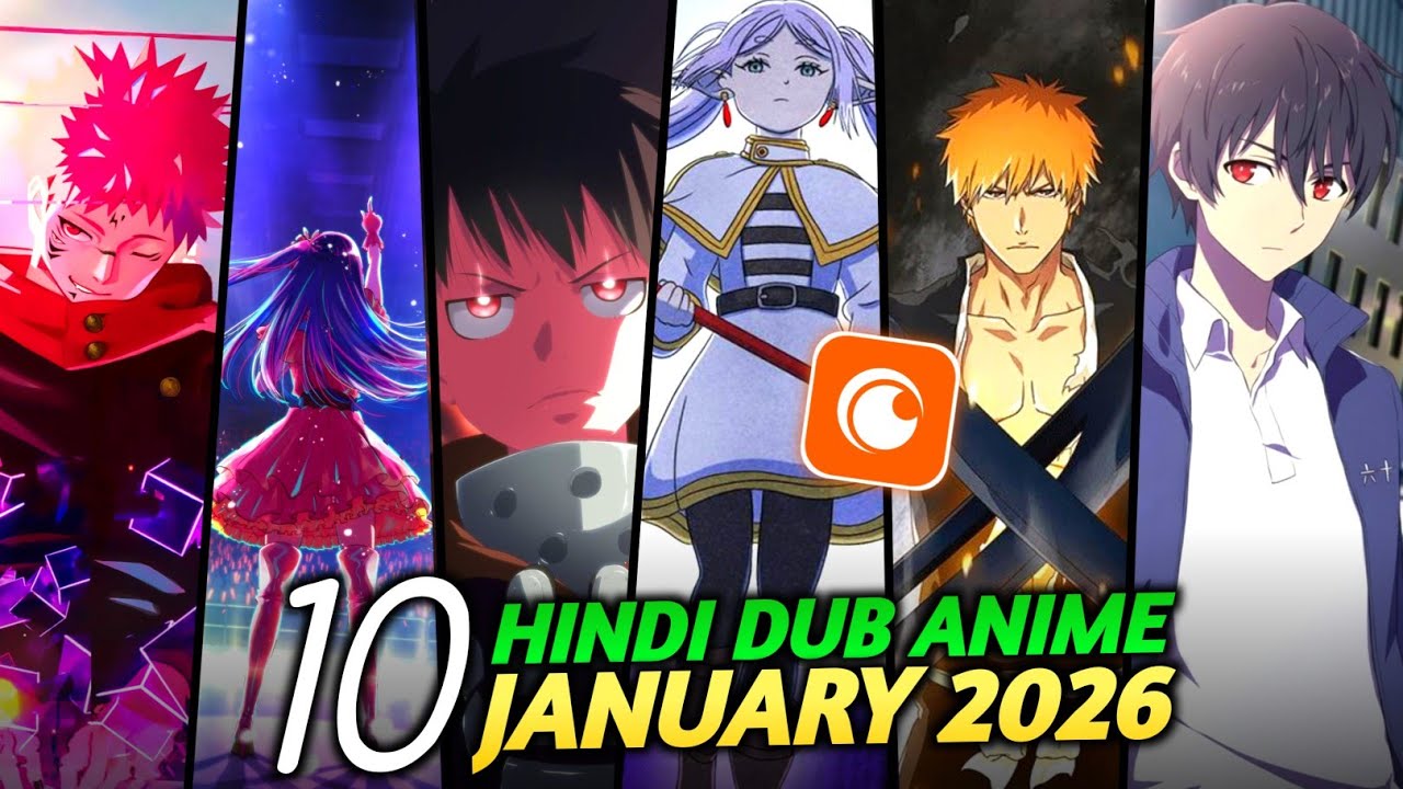 Top 10 Hindi Dub Anime Of JAN 2026 - YouTube