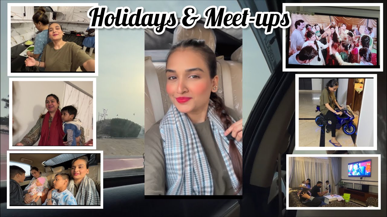 Holidays Meet-ups at Mama’s 🏠 | Behan ki Shadi ki Video | Movie Nights | Yummy foods | Stacey ...