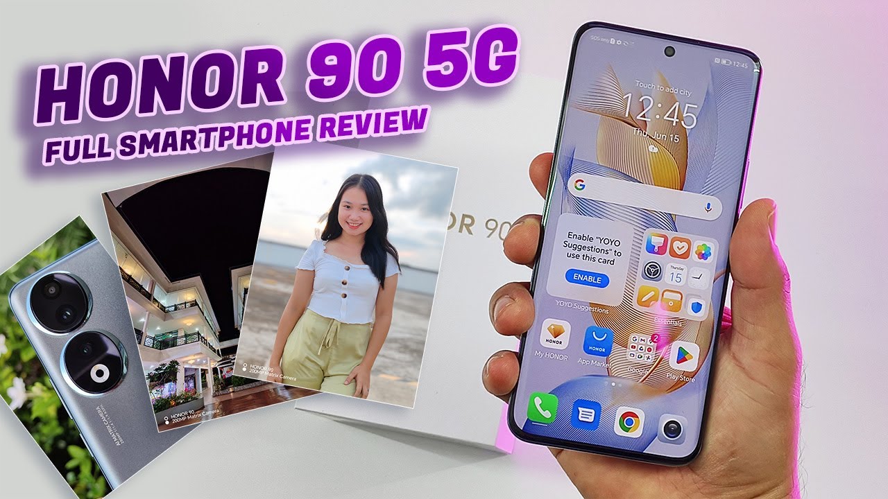 HONOR 90 5G REVIEW with Sample Pictures & Gaming Tests - YouTube