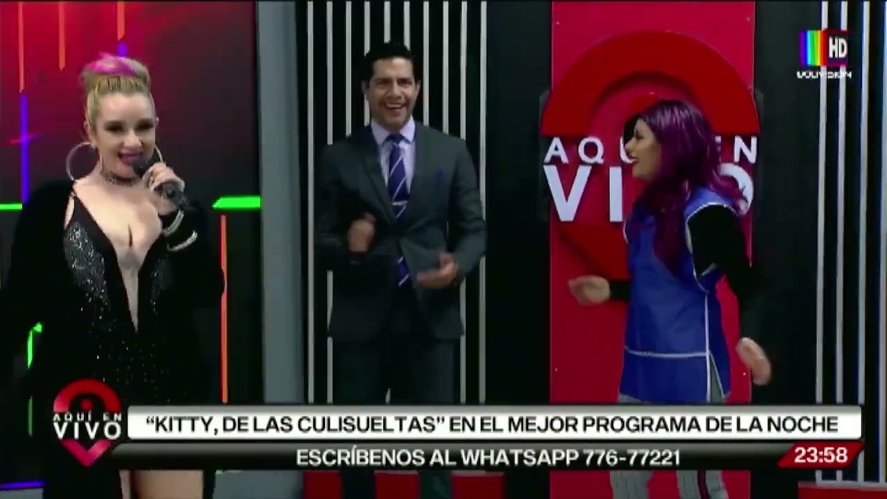 “Kitty” de las Culisueltas en el mejor programa de la noche - YouTube