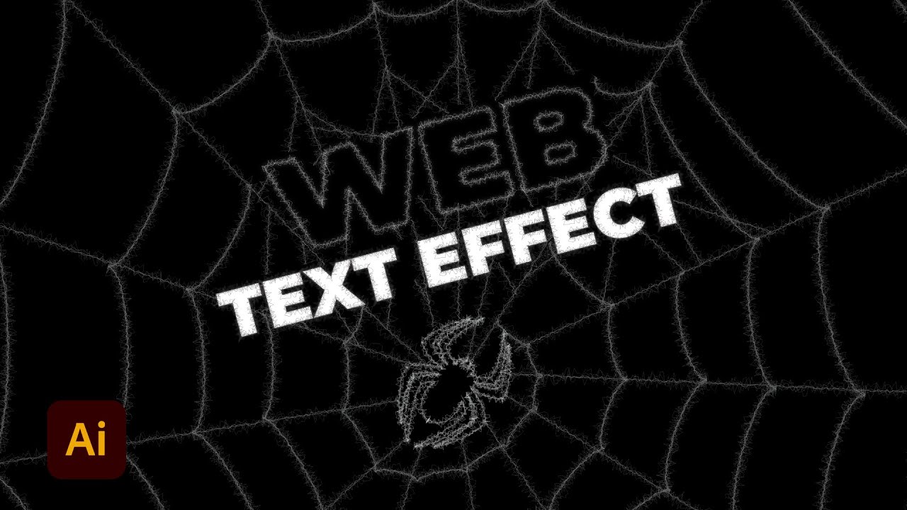 Illustrator Tutorial~ Web Text Effect - YouTube