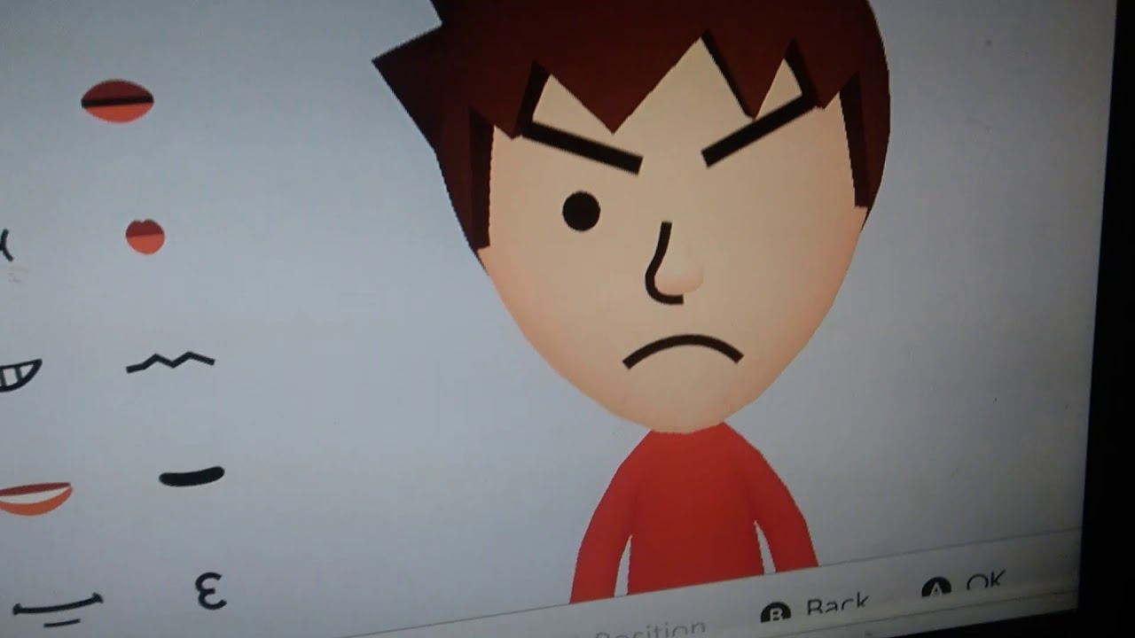 How to make a Mii with one eye - YouTube