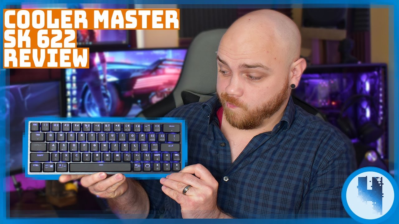 Cooler Master SK622 Wireless 60% Mechanical Keyboard with TCC Red ...