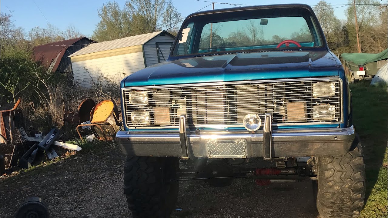 1987 Square body build part 3 it drives - YouTube