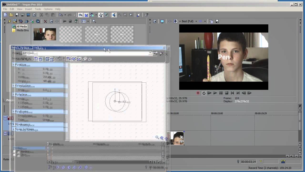 Sony Vegas Motion Tracking Text [Tutorial 8] - YouTube