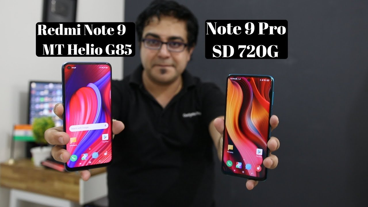 Redmi Note 9 Vs Note 9 Pro Comparison Overview (SD 720G Vs MT Helio G85 ...