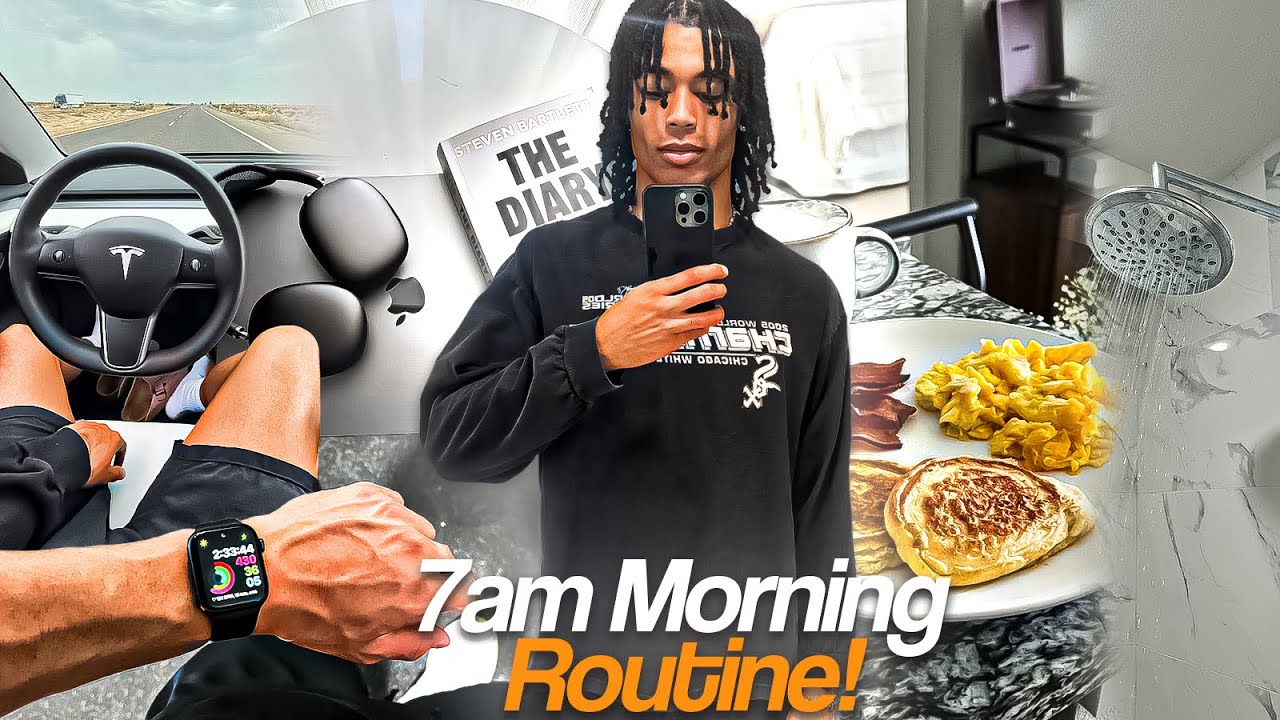 WAKING UP AT 7AM | Healthy Habits, Productivity & Wellness - YouTube