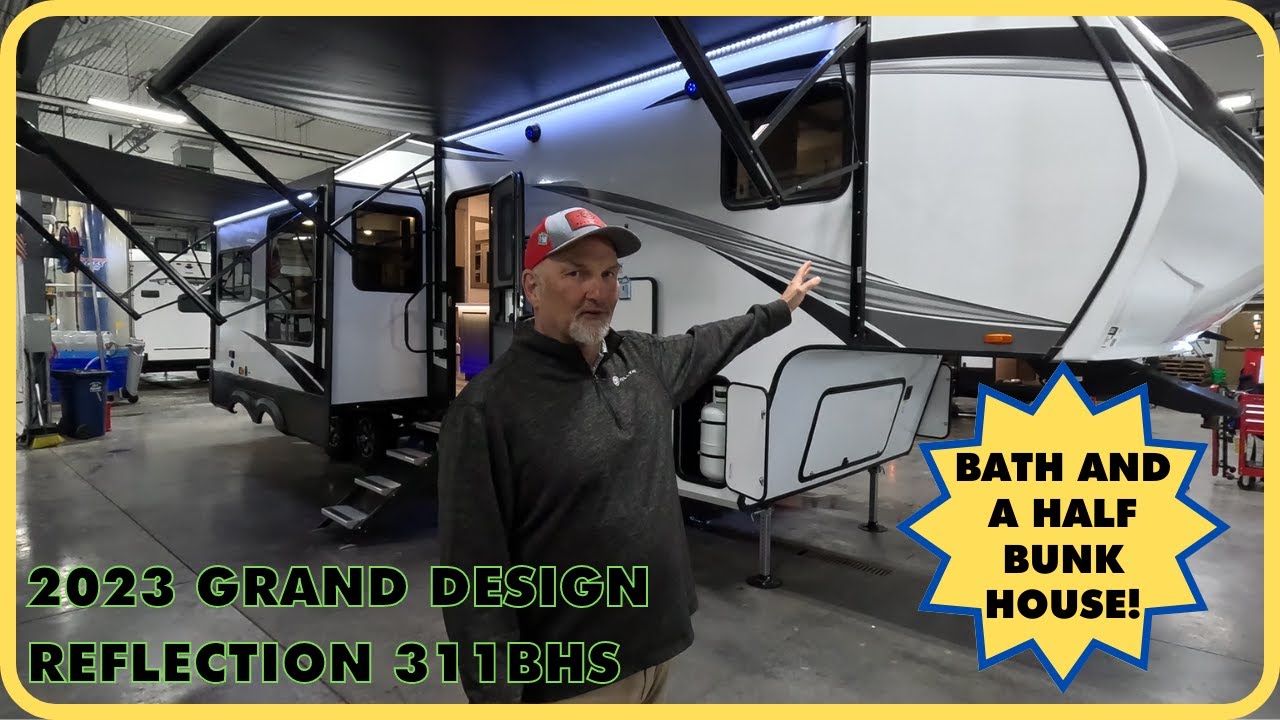 Bunk House with Bath and a Half! 2023 Grand Design Reflection 311BHS ...