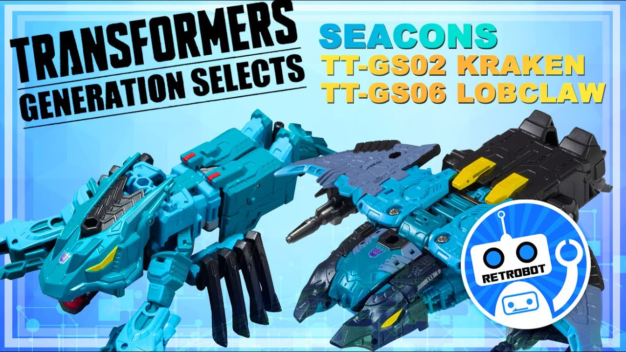 Transformers Generations Selects Seacon Kraken and Seacon Lobclow ...