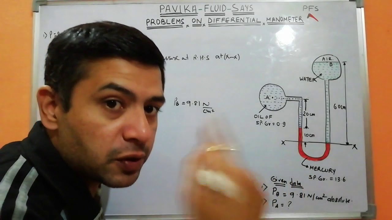 Problems on differential manometer I - YouTube