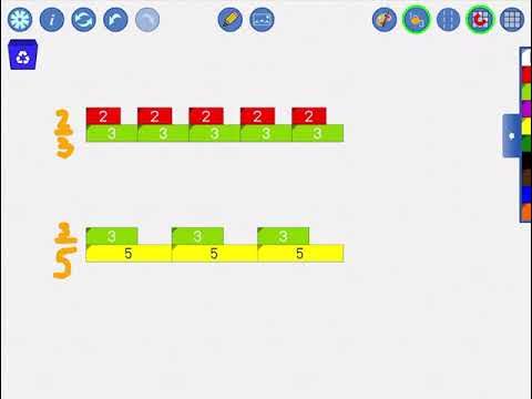 Creating Equivalent Fractions Using Cuisenaire Rods - YouTube