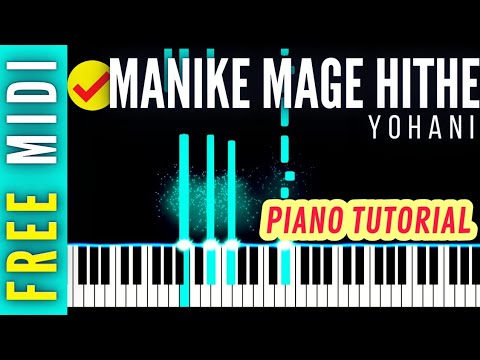 Manike Mage Hithe Yohani Piano Tutorial Instrumental Cover Ringtone ...