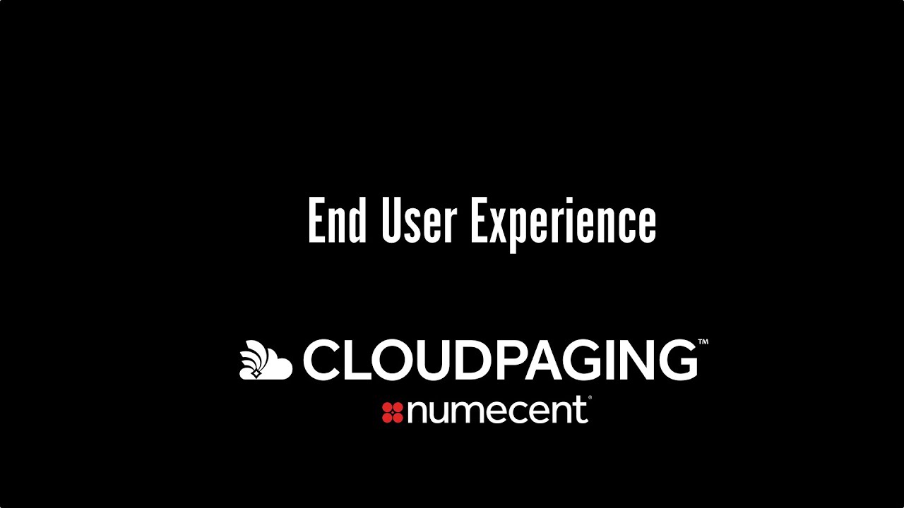 Cloudpaging: Demo of End User Experience - YouTube