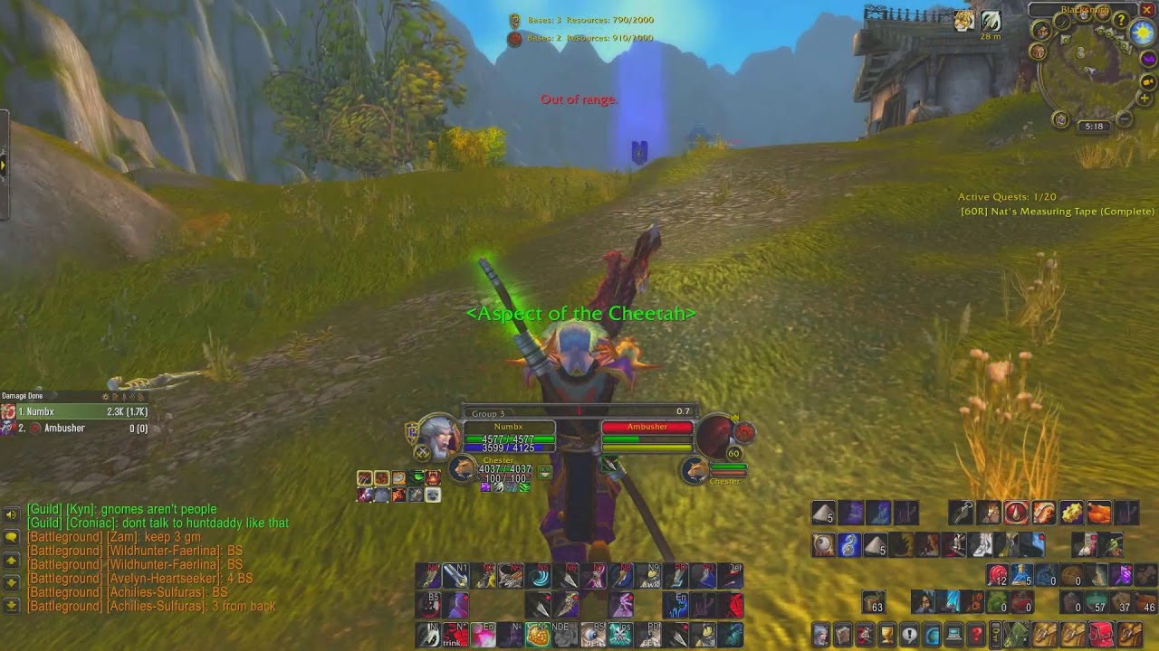 WoW Classic 60 Hunter 7 out of 8 T2 with BWL Xbow - YouTube