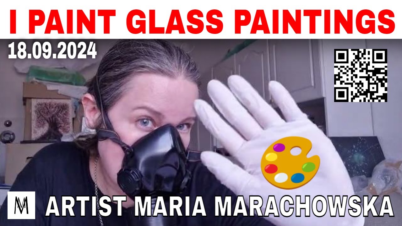 Watch Maria Marachowska Create Stunning Glass Paintings On Youtube! (18 ...