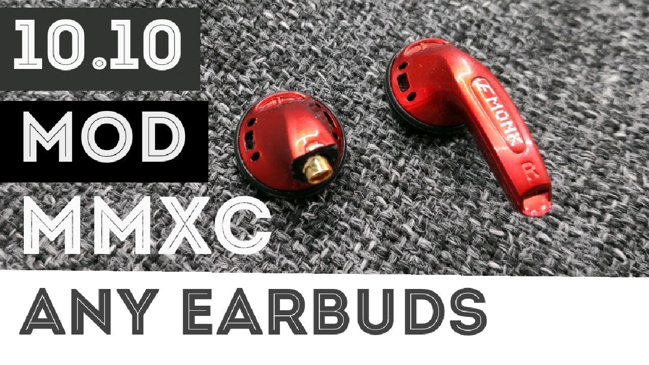 Earbud mmcx mod on the VE monk/zen make any earbud detachable Tutorial ...