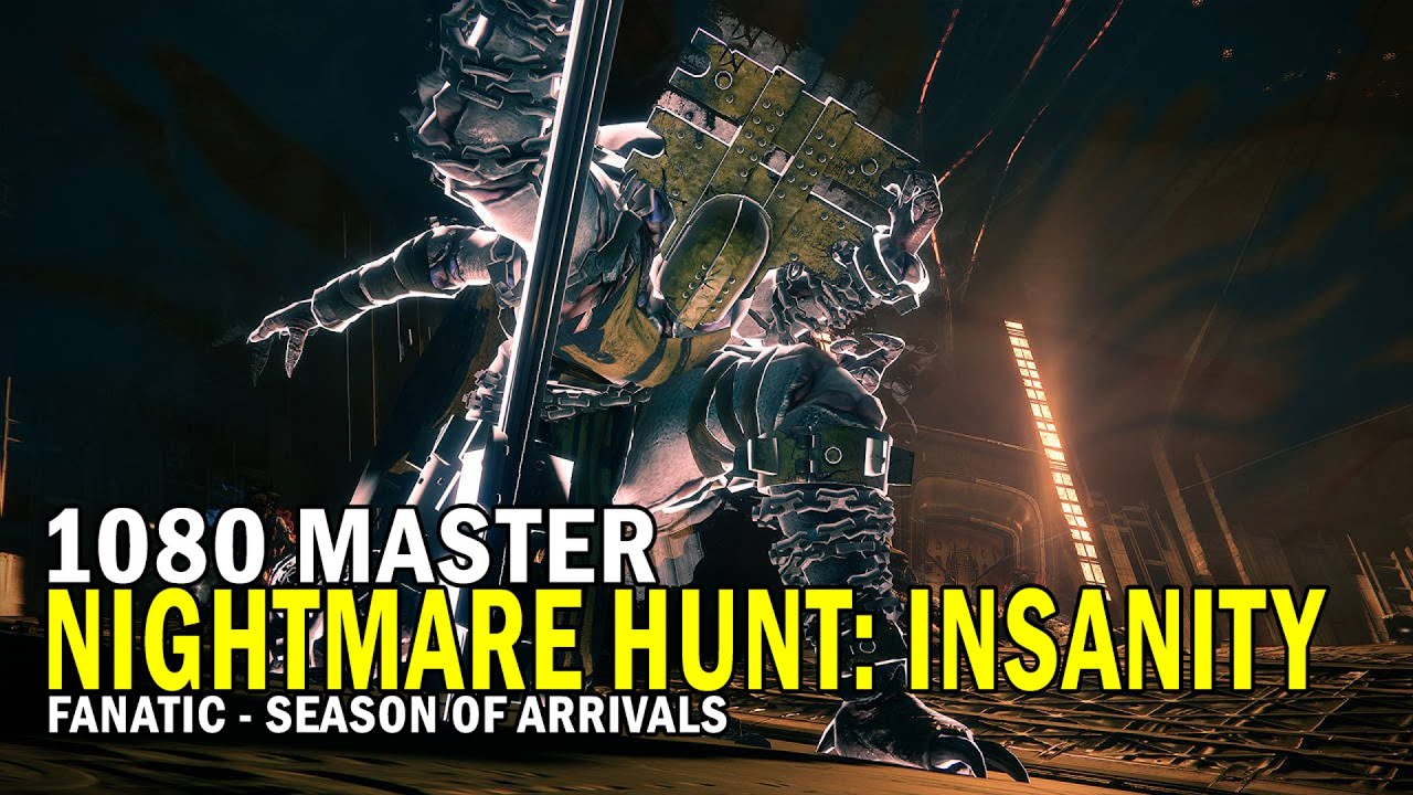 Master Nightmare Hunt: Insanity The Fanatic 1080 (PS4 Pro) - Destiny 2 ...