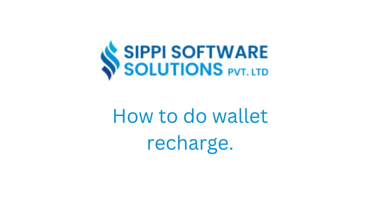 How to do wallet recharge? - YouTube
