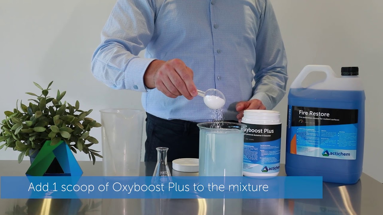 Actichem Backstage Episode 7 - How to add Oxyboost Plus to Fire Restore - YouTube