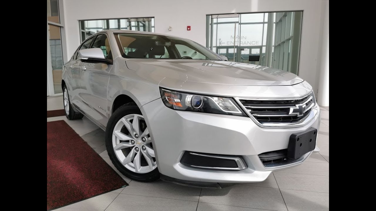 Silver 2016 Chevrolet Impala LT Review - Wolfe Cadillac Edmonton - YouTube