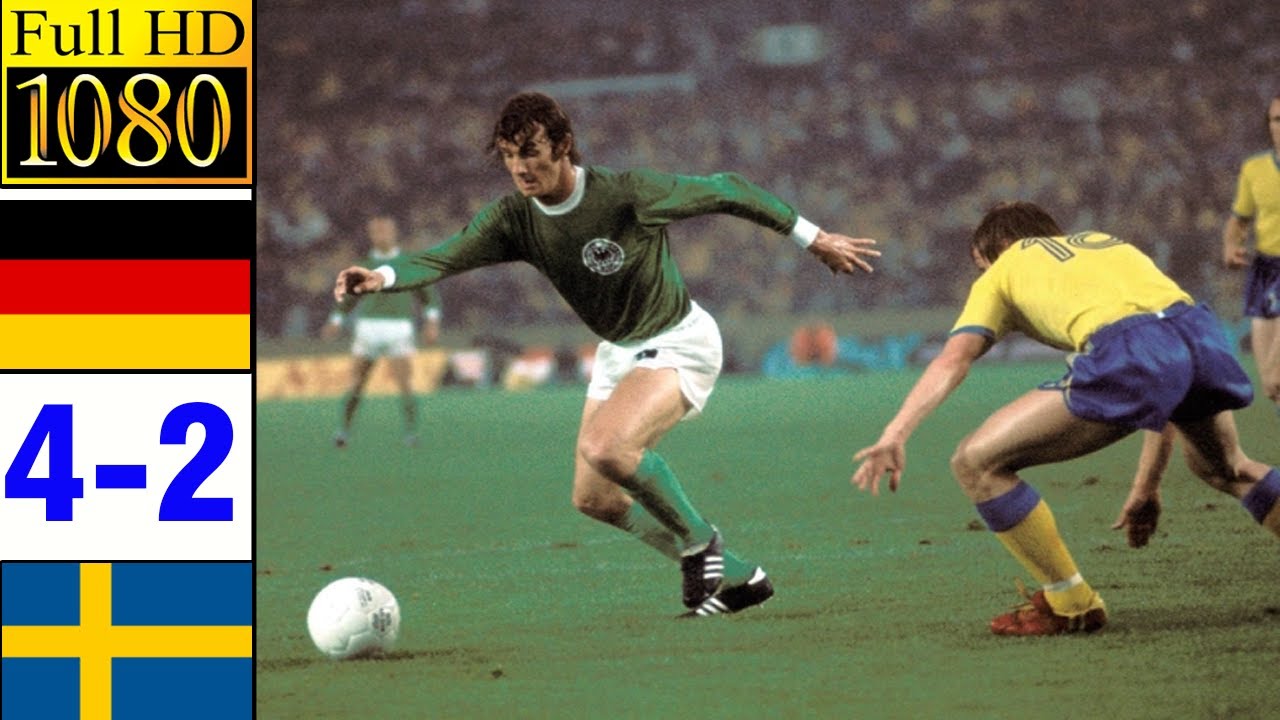 Germany 4-2 Sweden world cup 1974 | Full highlight | 1080p HD - YouTube