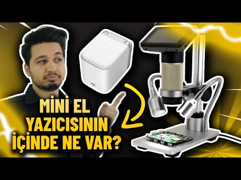 Arduino ile yapılabilir mi? Mini el yazıcısının içinde ne var?