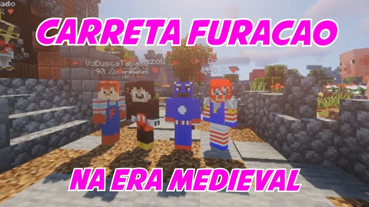 🔥 CARRETA FURACÃO NO SÉCULO 9! MINECRAFT SERVER SURVIVAL PIRATA E ...