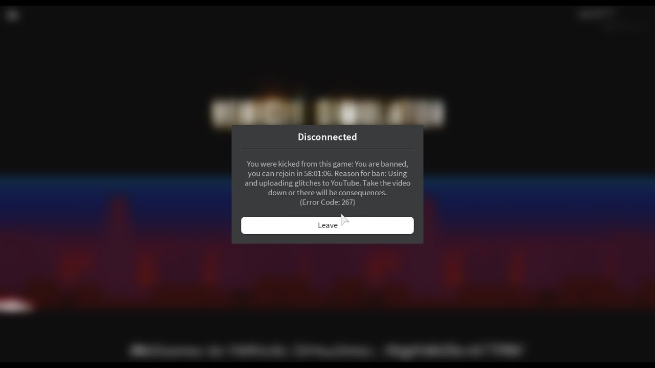 Roblox Banned Simulator - connectrenew