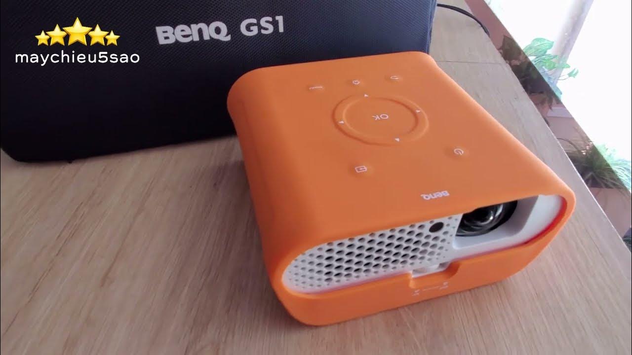 Máy chiếu benQ GS1, siêu phẩm máy chiếu mini, máy chiếu bỏ túi, sáng đẹp, có pin, có wifi - YouTube