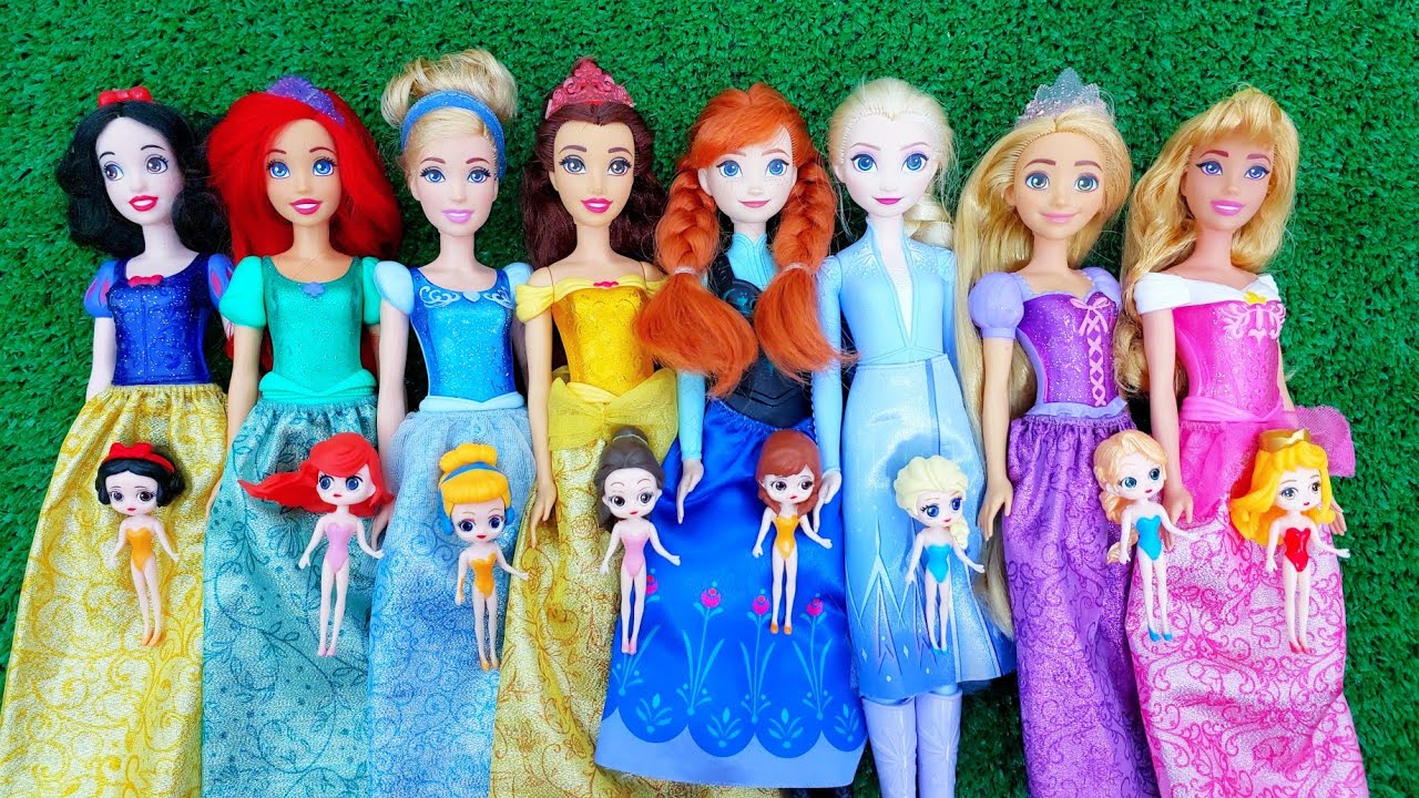 11616 Minutes ASMR MATTEL Disney princesses Collection ASMR Satisfying ...