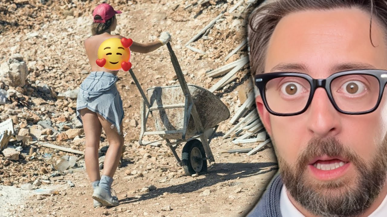 The first day of work is tiring for the workers - YouTube