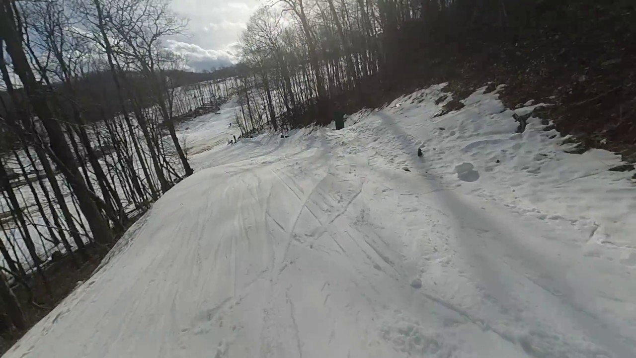 Skiing Upper Cliffhanger, Loggers Alley and Lower Diamond Hill ...