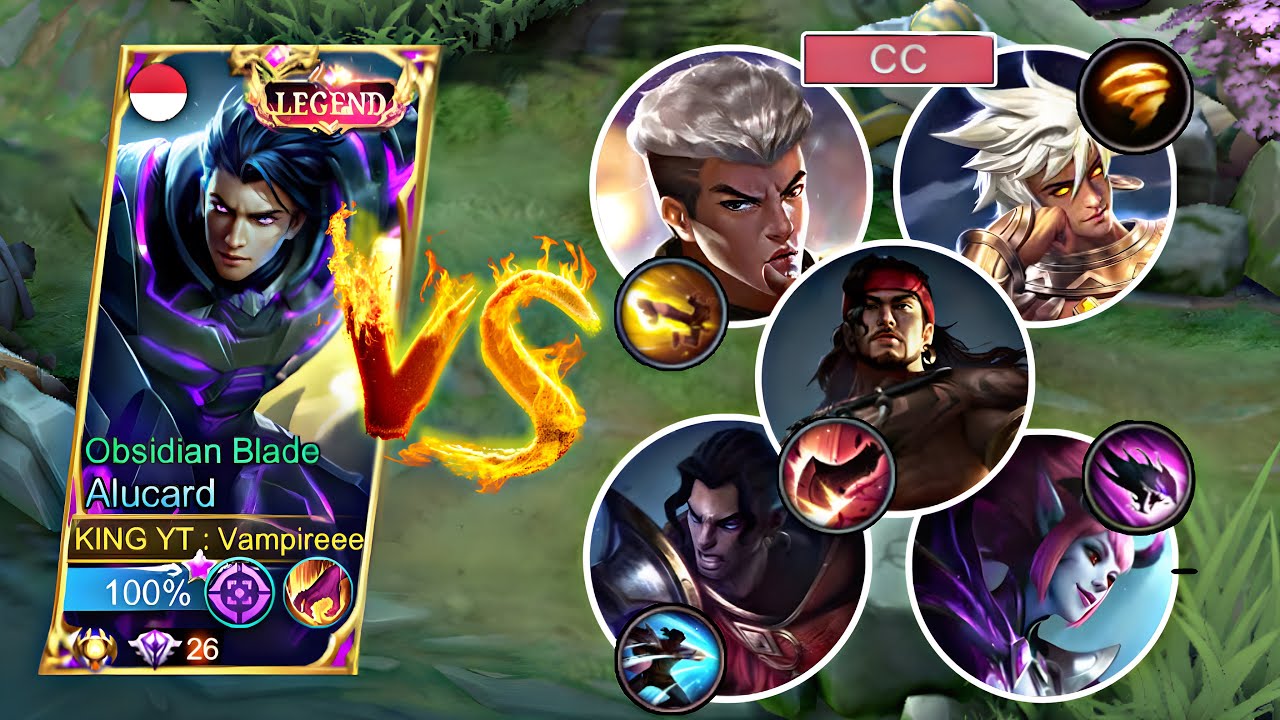 CARA LAWAN 5 SKILL STUN (CC) DENGAN ALUCARD | GAMEPLAY ALUCARD | MLBB ...