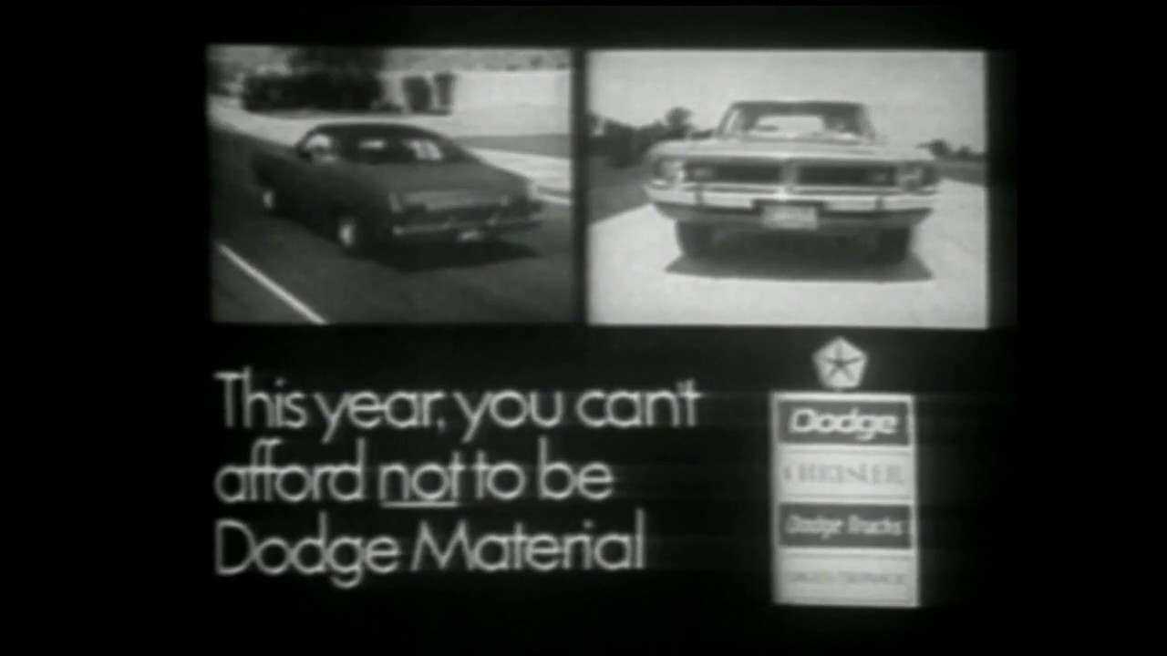 1971 Dodge Demon Television Commercial - YouTube