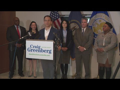 Louisville's mayor-elect reveals senior leadership team - YouTube