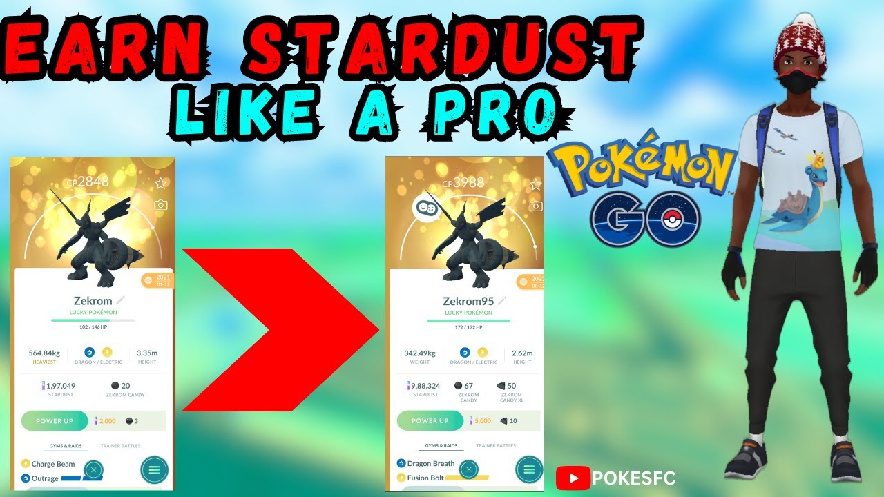 How To Earn Stardust Fast In Pokemon GO #pokemongo #pokemongohindi ...