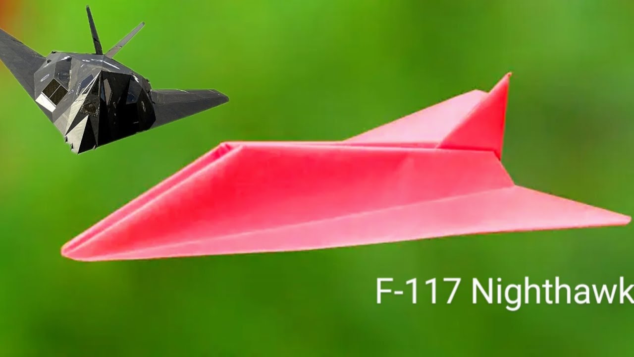 Como Hacer Un F - 117 Nighthawk de Papel - Origami - YouTube